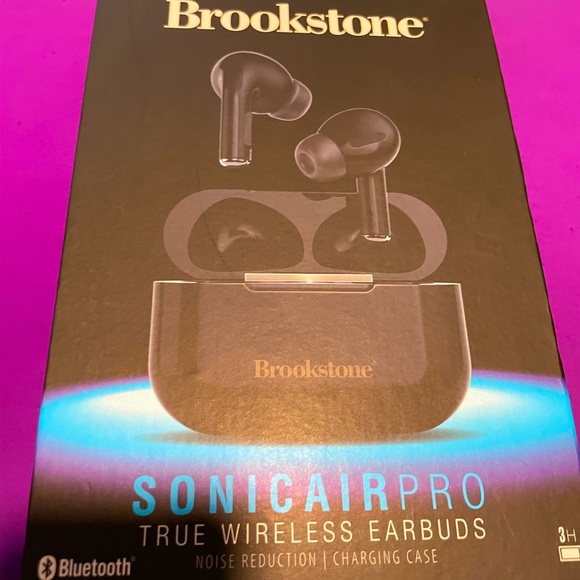 Brookstone | Other | Black Brookstone Ear Airpods | Poshmark